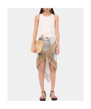 Rabanne Ruched Ring Tank Top