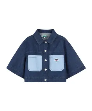 Kenzo Long Sleeve Casual Jacket - Blue