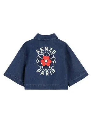 Kenzo Long Sleeve Casual Jacket - Blue