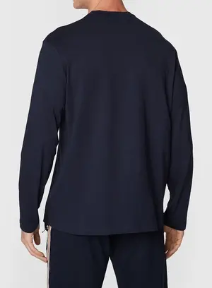 PAUL  SHARK Round Collar And Long-sleeved T-shirt
