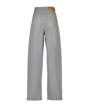 MAISON MARGIELA Logo Patch Straight Leg Jeans