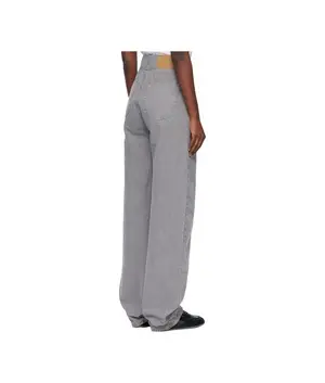 MAISON MARGIELA Logo Patch Straight Leg Jeans