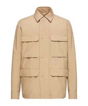 Moncler Exmoor 3-in-1 Down Field Jacket - Nude
