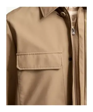 Moncler Exmoor 3-in-1 Down Field Jacket - Nude