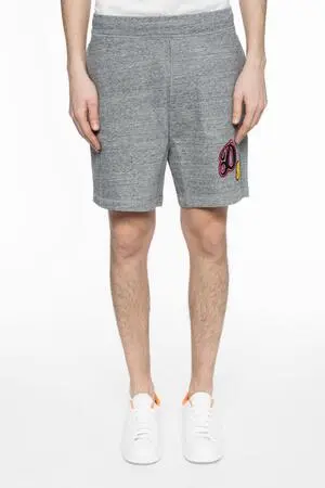 Dsquared2 Elastic Waist Shorts With Applique