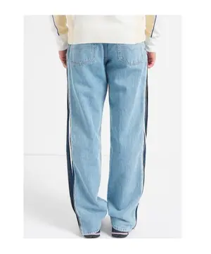 DIESEL® Relaxed Straight-leg Jeans With Side Zipper Detail