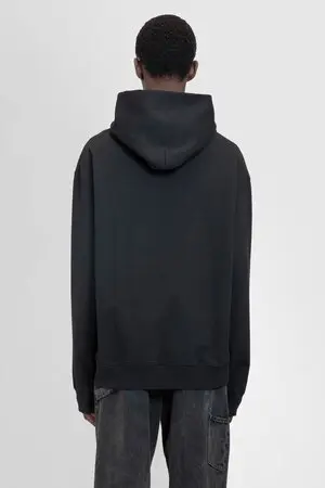 MAISON MARGIELA Logo Hooded Sweatshirt - Black