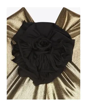 Saint Laurent Sleeveless Cut-out Midi Dress