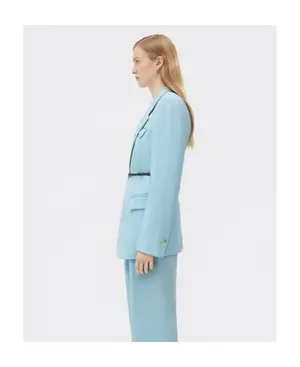Bottega Veneta Belted Waist Twill Jacket