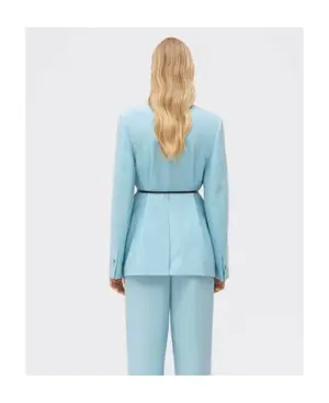 Bottega Veneta Belted Waist Twill Jacket