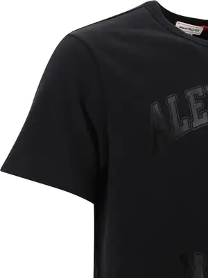 Alexander McQueen Graphic-printed Crewneck T-shirt - Black