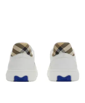 Burberry Lace-up Sneakers With Equestrian Knight Design