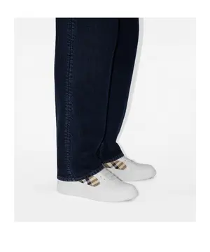 Burberry Lace-up Sneakers With Equestrian Knight Design