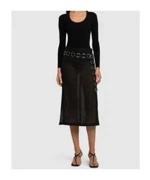 Michael Kors Long Sleeve Round Neck Jumpsuit