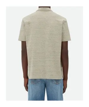 Bottega Veneta Textured Knit Polo Shirt