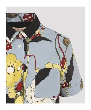 Marni Floral-print Short Sleeve Shirt