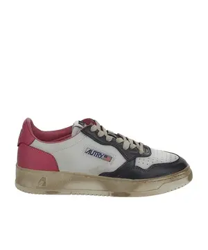 AUTRY Medalist Super Vintage Low-top Sneakers - Gray