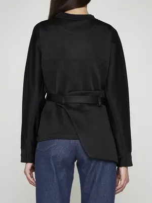 Fendi O'lock Buckle Jersey Sweatshirt