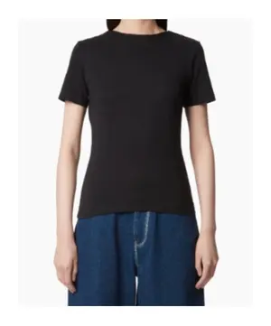 Nina Ricci Slim Fit Draped Back T-shirt - Black