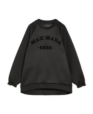Max Mara Embroidered Logo Raglan Sleeve Sweater