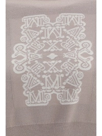 Max Mara Logo Intarsia Crewneck Jumper - Nude