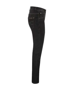 Brunello Cucinelli High-waist Embellished Jeans - Black