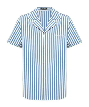 Balmain Short-sleeved Striped Pyjama Shirt