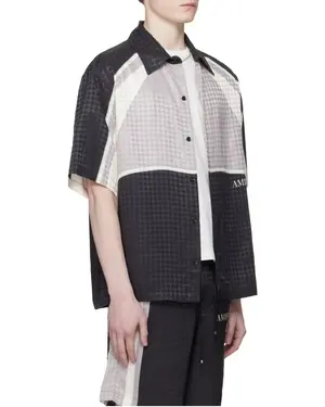 Amiri Panel Buttoned Shirt - Black