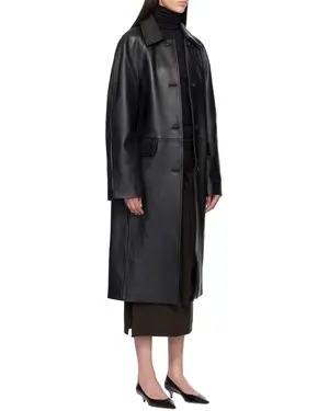 TOTEME Long-sleeved Leather Coat