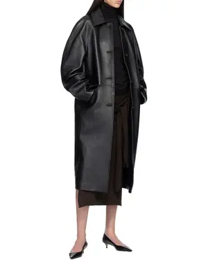 TOTEME Long-sleeved Leather Coat