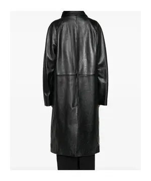 TOTEME Long-sleeved Leather Coat