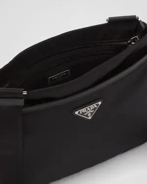 Prada Logo Plaque Zipped Messenger Bag