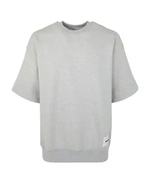 JIL SANDER Logo Patch Short-sleeved T-shirt - Gray