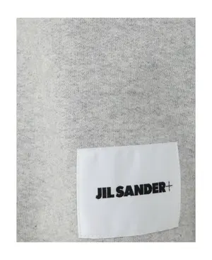 JIL SANDER Logo Patch Short-sleeved T-shirt - Gray
