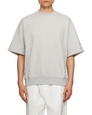 JIL SANDER Logo Patch Short-sleeved T-shirt - Gray
