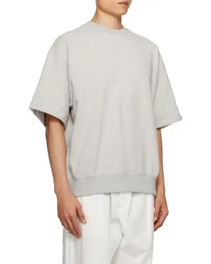 JIL SANDER Logo Patch Short-sleeved T-shirt - Gray