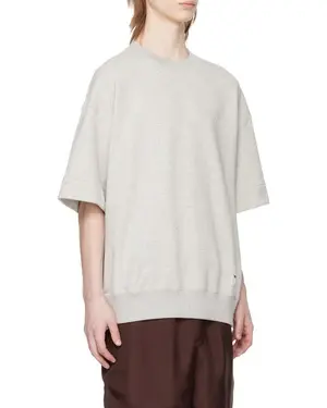 JIL SANDER Logo Patch Short-sleeved T-shirt - Gray