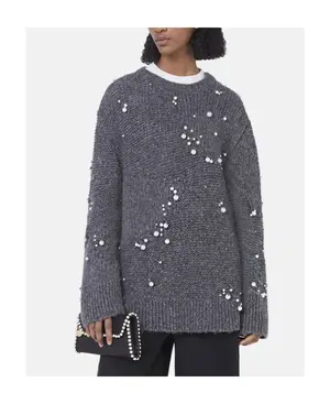 Stella McCartney Embellished Crewneck Long-sleeved Jumper