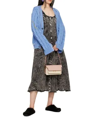 Marni Trunk Foldover Shoulder Bag