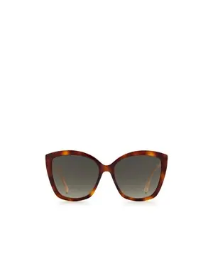 JIMMY CHOO Cat Eye Frame Sunglasses - Black
