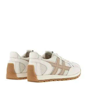 Hogan Logo-embossed Low Top Sneakers - White