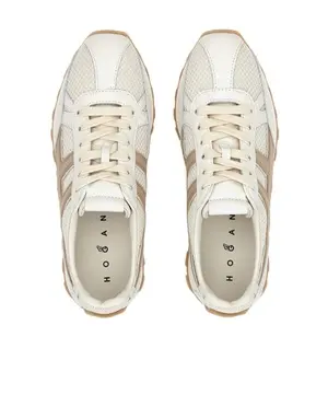 Hogan Logo-embossed Low Top Sneakers - White