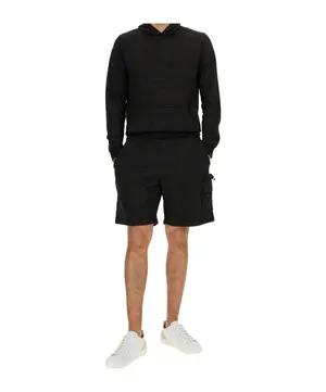 Moschino Long Sleeve Hooded Sweatshirt