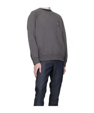 Maison Kitsuné Bold Fox Head Patch Crewneck Sweatshirt - Black