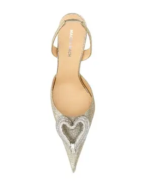 MACHMACH Mach & Mach Triple Heart Slingback Pumps