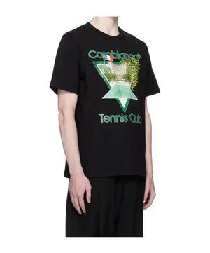 Casablanca Logo Crew Neck T-shirt