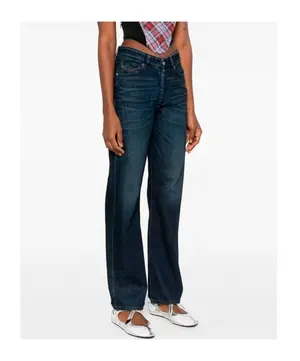 DIESEL® Button Fly Jeans - Black