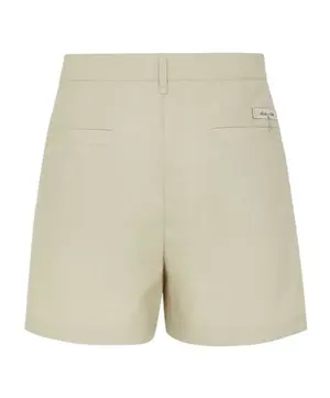 Fendi Logo Patch Bermuda Shorts - Beige