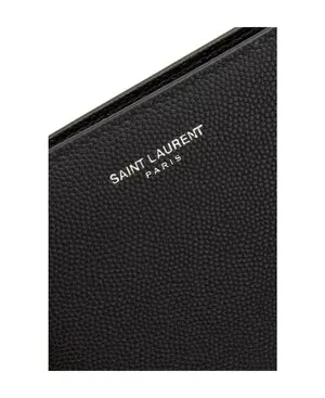 Saint Laurent Bill Clip Wallet - Black
