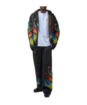 Casablanca Flame Laurel Zip Hoodie